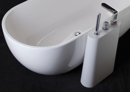 How to connect a freestanding bathtub?